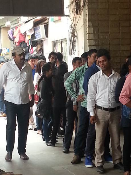 People queue outside theatres to watch Sunny Leone’s ‘Ragini MMS 2 ...