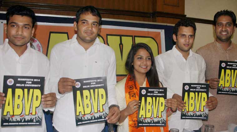 ABVP sweeps Delhi University students’ union polls after 18 years ...
