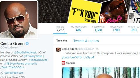 Cee-Lo Green deletes Twitter account | Music News - The Indian Express