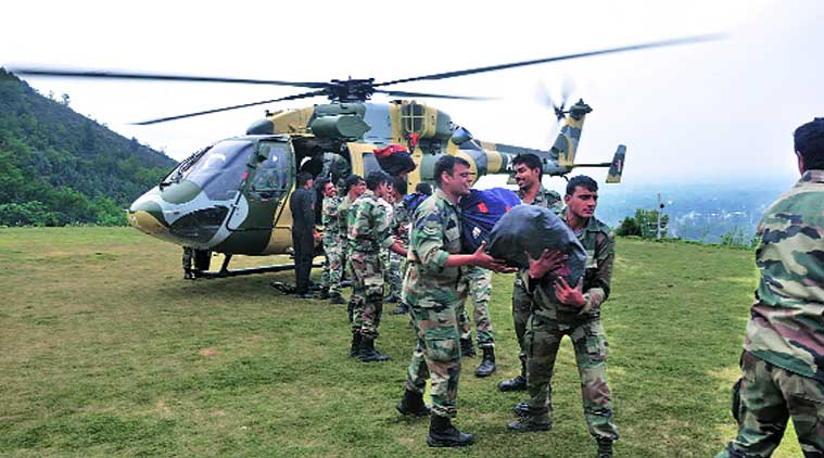 Inside a cramped rescue chopper, with no time to halt | India News ...