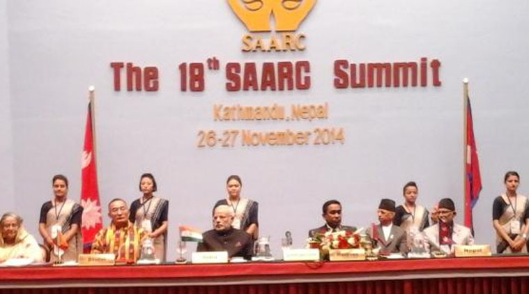 Narendra Modi at SAARC