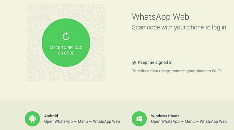 WhatsApp for web launched