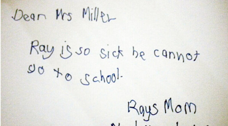 10 hilarious hand-written notes by students (and their moms) | Feelings ...