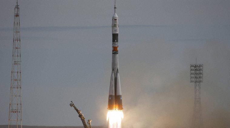 Soyuz rocket with Denmark’s first astronaut, lifts off to space station ...