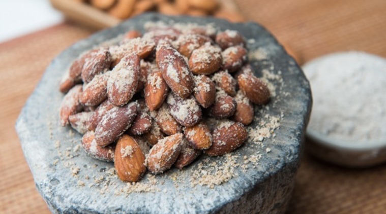 Ready in 12 mins: Anardana Churan Roasted Almonds recipe | Food-wine ...