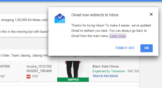 Gmail now redirecting to Inbox for users: Here’s to turn the feature on or off | Technology News ...