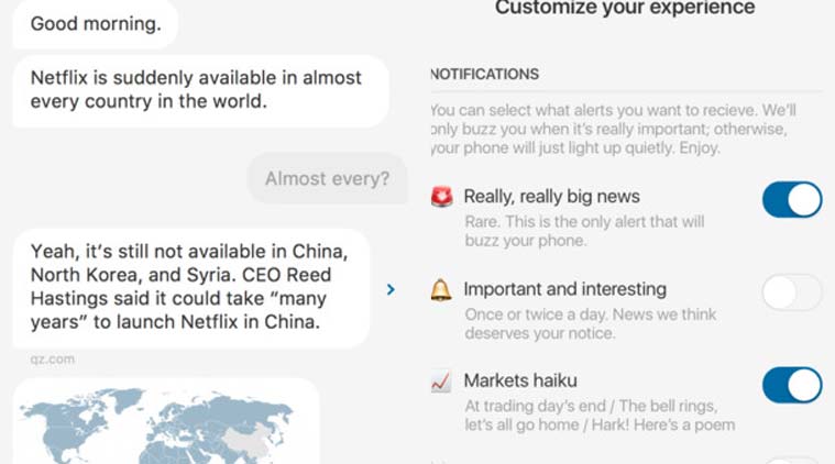 Quartz’s new iOS app: When news looks like a text message | Technology ...