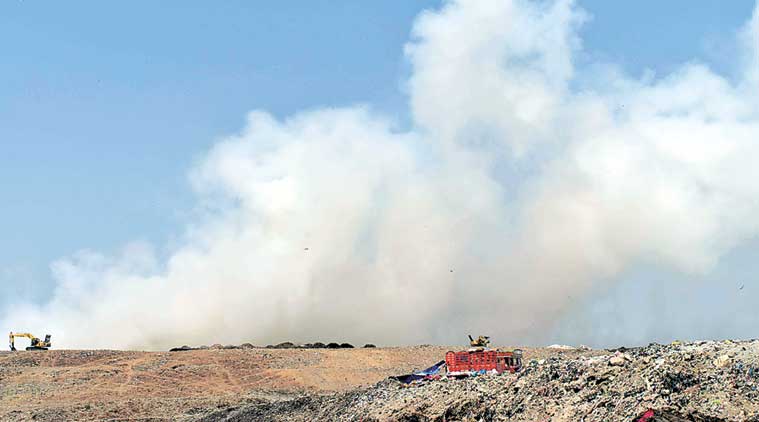 Mumbai: Deonar dumping ground fire still raging on day 3; cooling ops ...