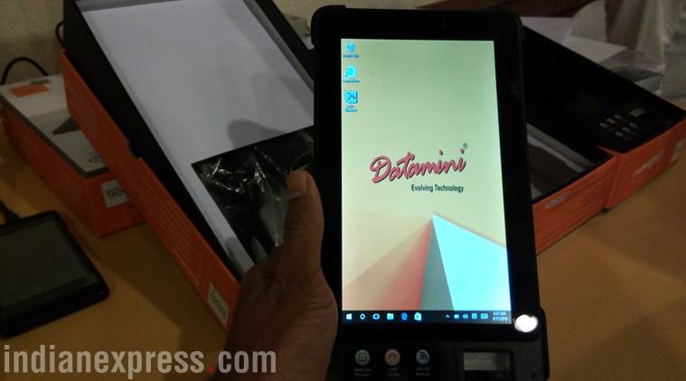 Datamini Janunnati Pad launched with Aadhaar-approved fingerprint ...