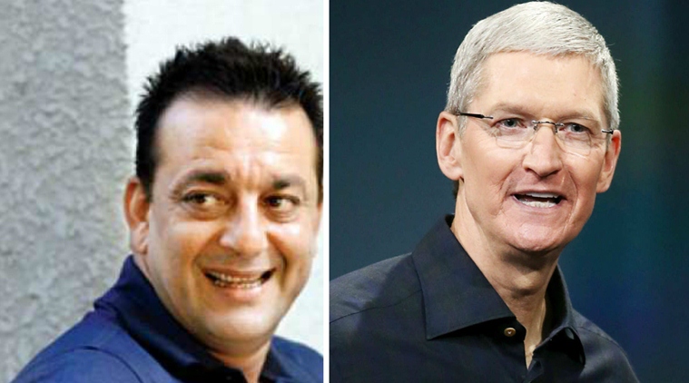 Sanjay Dutt enjoys cricket match with Apple CEO Tim Cook | Bollywood ...