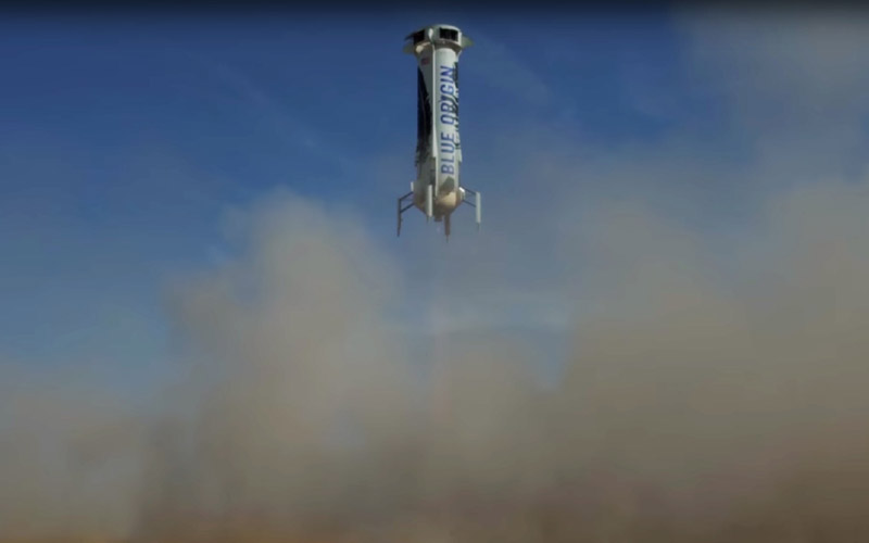 Blue Origin lands reusable rocket successfully for fourth time ...
