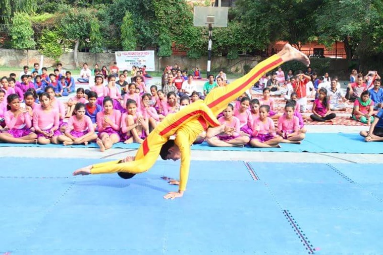 This Delhi-based group of visually impaired students performing ...
