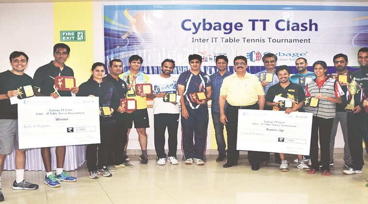 Pune: Santosh Wakradkar, Saiee win Cybage TT tourney | Pune News - The ...
