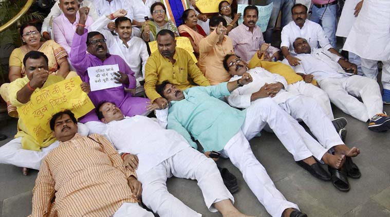Bihar Opposition protests over assault on Dalit students | India News ...