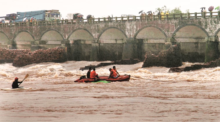 Mahad bridge collapse: Officials blame abnormal rains for last two days ...