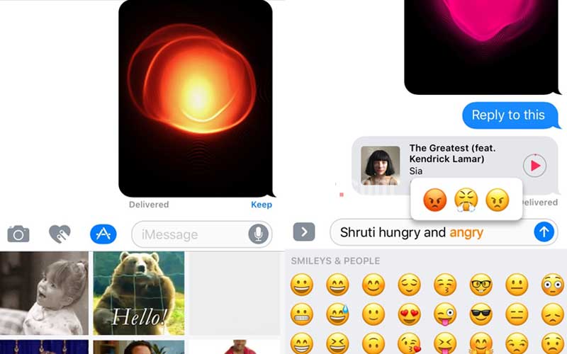 Apple iMessage in iOS 10: How to send Handwritten notes, Stickers, and ...