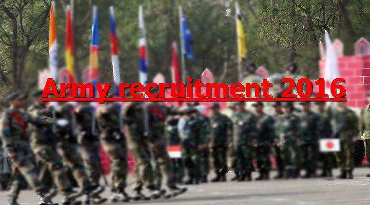 Army recruitment 2016: Apply from October 19 | Education News - The ...
