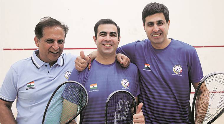 Asian Masters Squash Championship: Saurabh Nayar, Vikas Nayar and Ajay ...