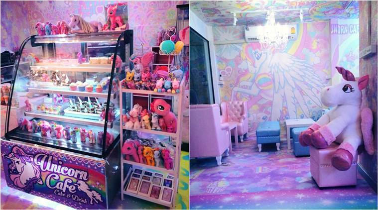 World of fantasy: Bangkok’s rainbow coloured unicorn-themed cafe is ...