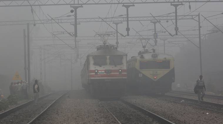 Fog in parts of Delhi, 80 Delhi-bound trains delayed | India News - The Indian Express