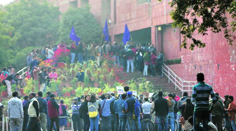 JNU going against its own panel: Students | Education News - The Indian ...