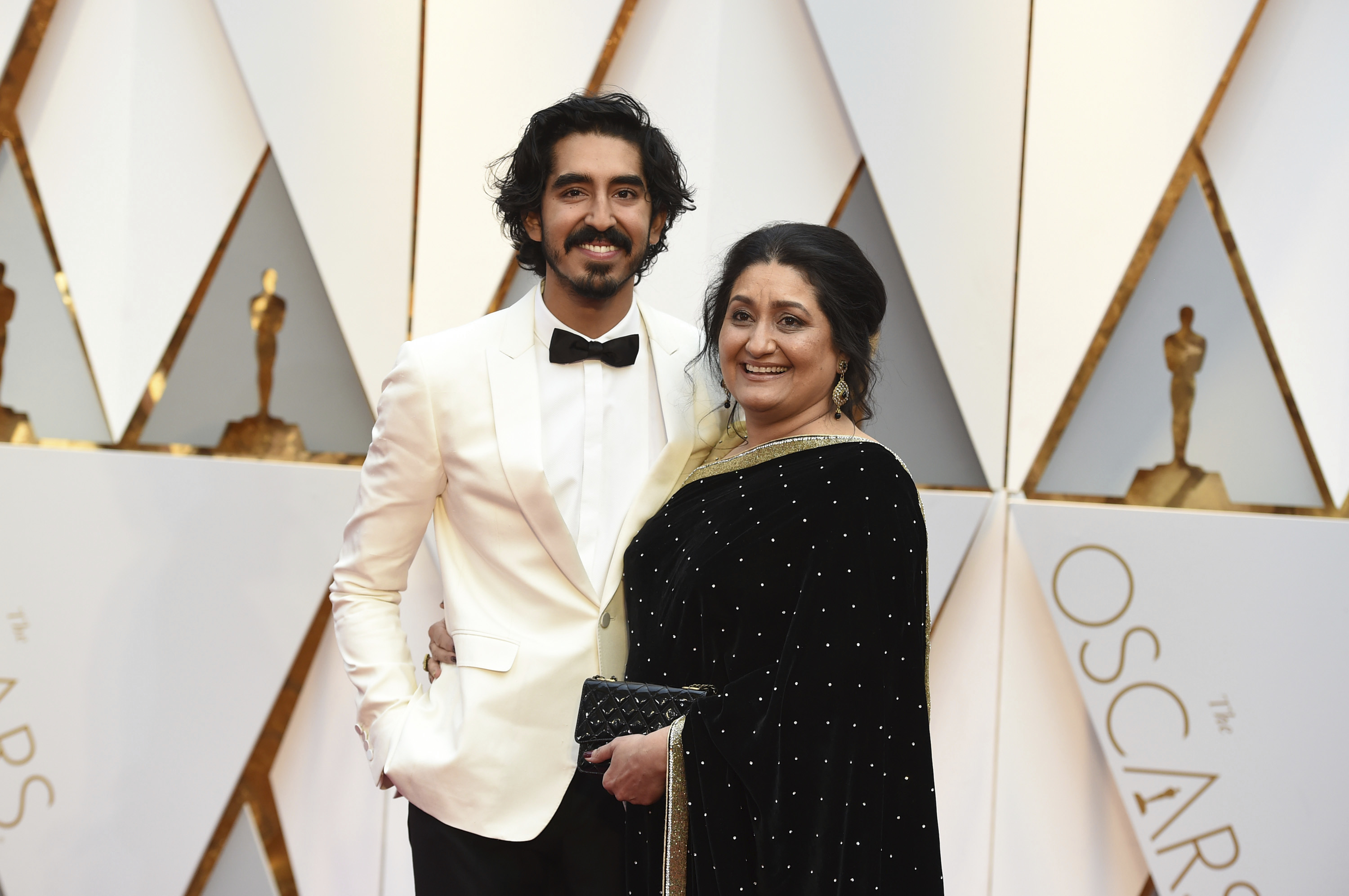 Oscars 2017: Dev Patel attends Oscars with mother, thanks Lion child ...