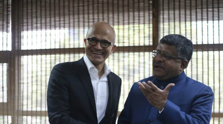 Ravi Shankar Prasad seeks Satya Nadella’s help for DigiGaon initiative ...