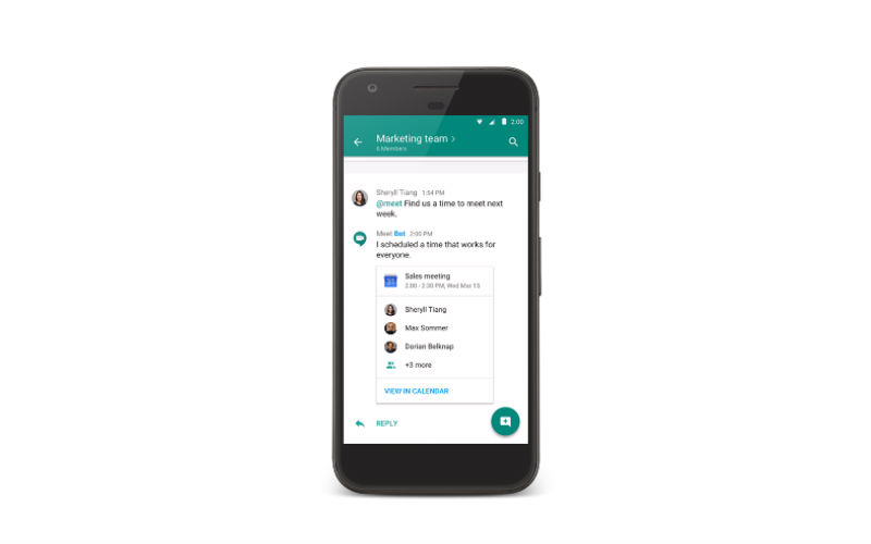 Google revamps Hangouts into Meet, Chat as it takes on Slack ...