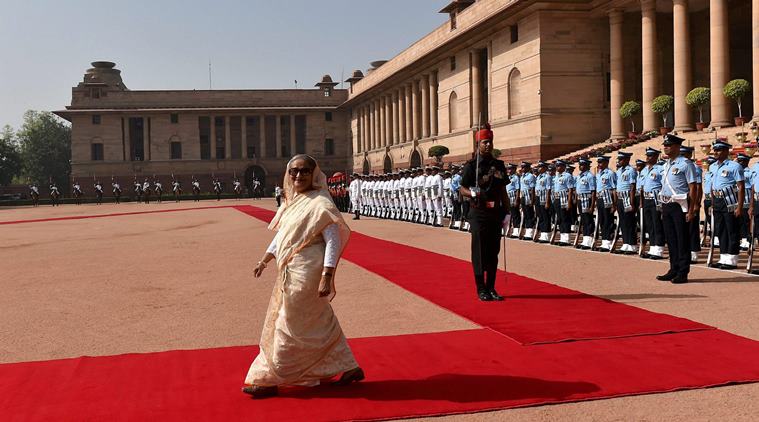 Sheikh Hasina accorded ceremonial welcome at Rashtrapati Bhavan, will hold talks with PM Modi ...