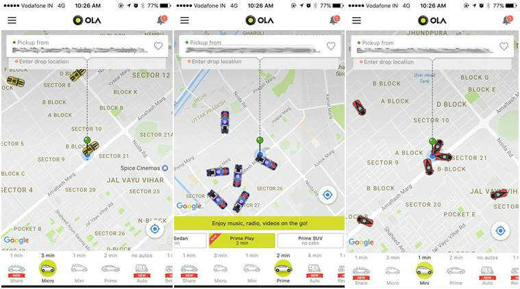 Ola replaces vehicle icons with Transformers 5: The Last Knight ...