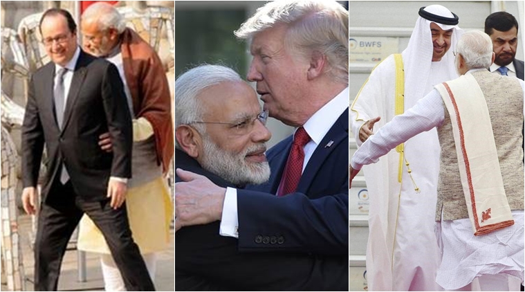 After PM Modi hugged Donald Trump thrice; Twitterati pop up with ...