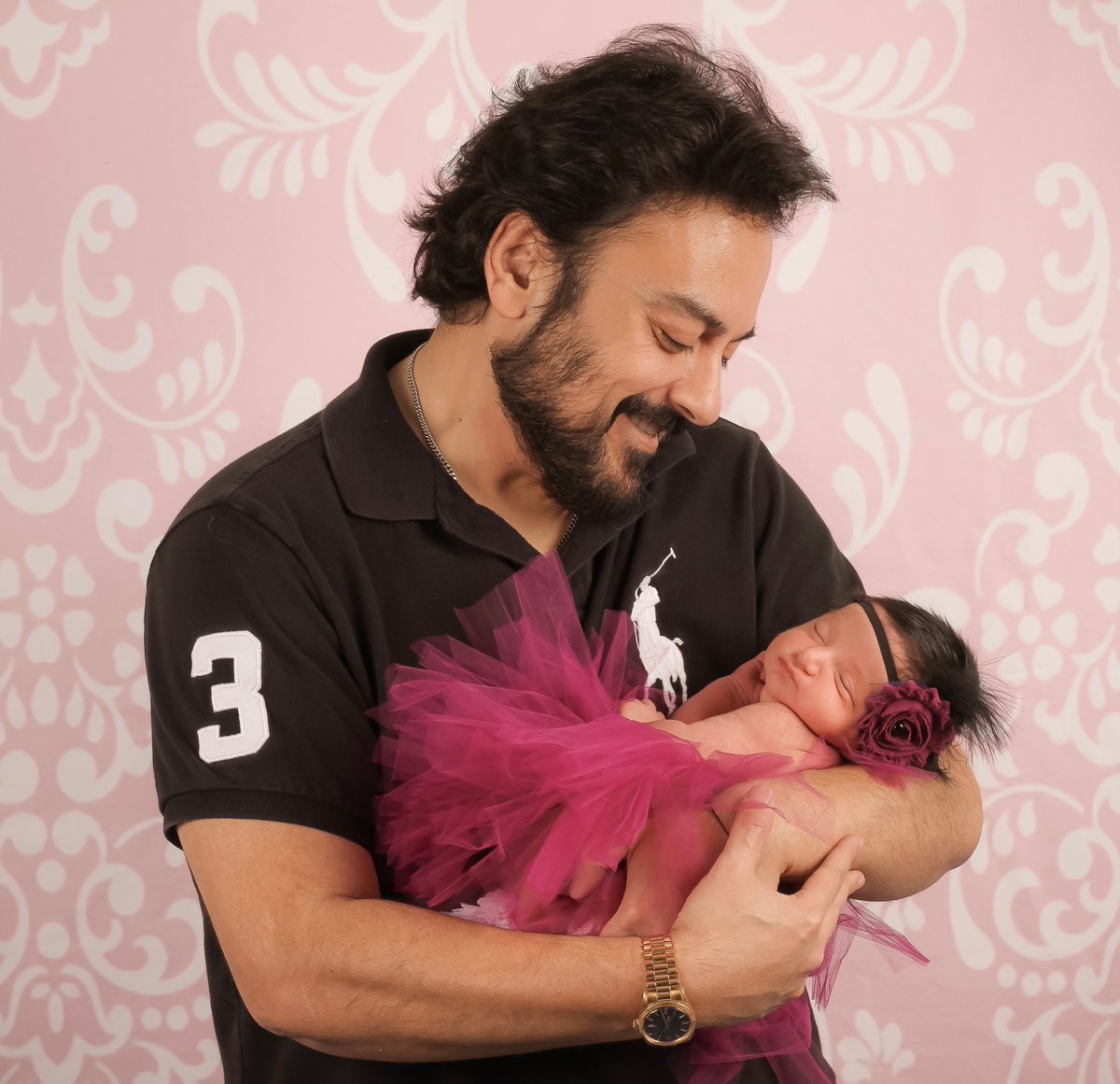 Adnan Sami revealed first images of his new born daughter Medina, and ...