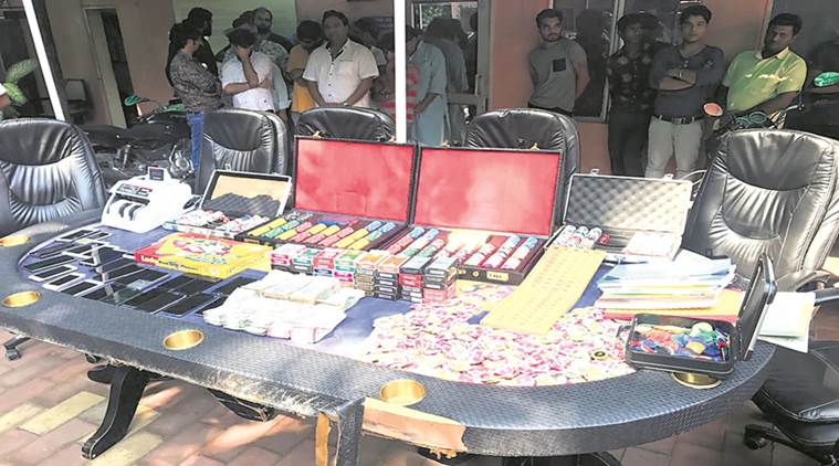 Gambling racket busted, ex-model among 25 held | Delhi News - The ...