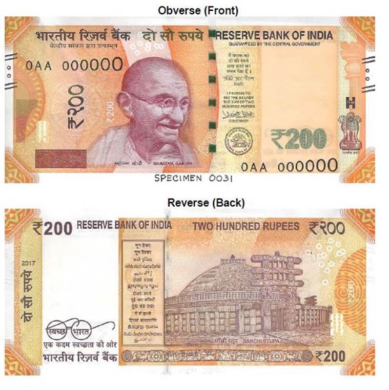 RBI launches new Rs 200 note