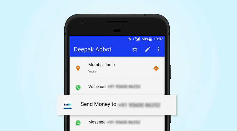 Paytm users: Here’s how you can send money directly from your phonebook ...