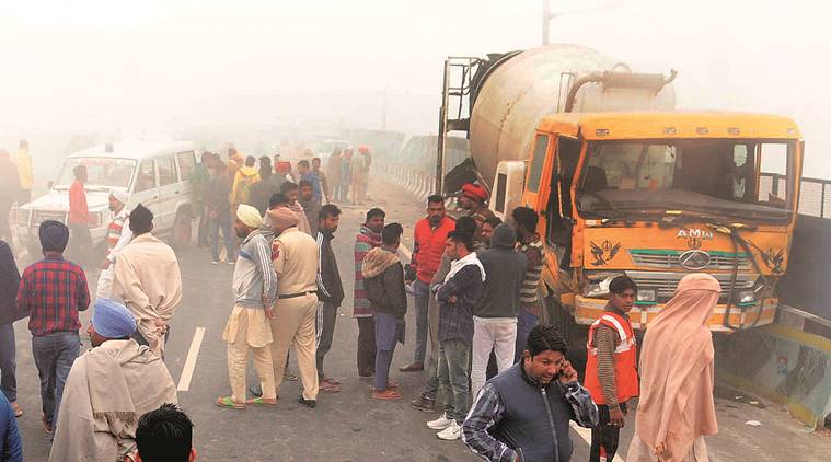 In dense smog, 10 killed in two accidents on Bathinda highway ...