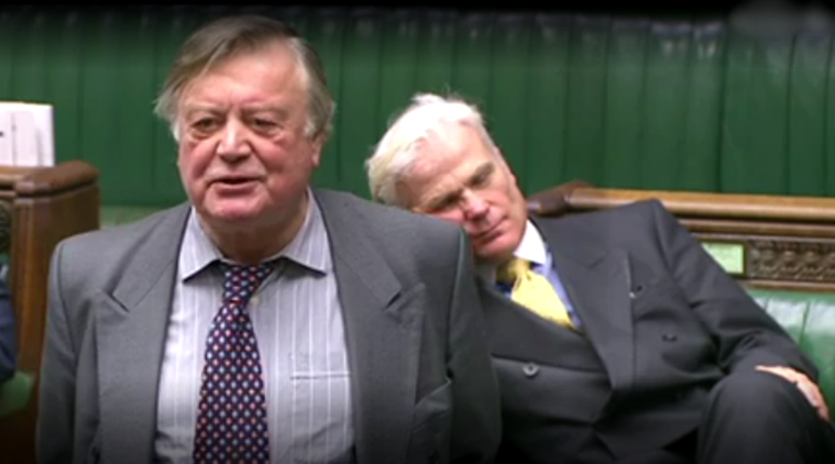 Watch: This video of a UK minister sleeping during a Parliament debate ...