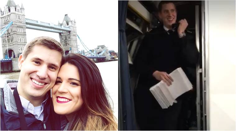 Video: Pilot proposes to his girlfriend on-flight and it’s SUPER CUTE ...