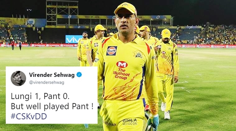IPL 2018: Sehwag leads the pack celebrating CSK’s win over DD with ...