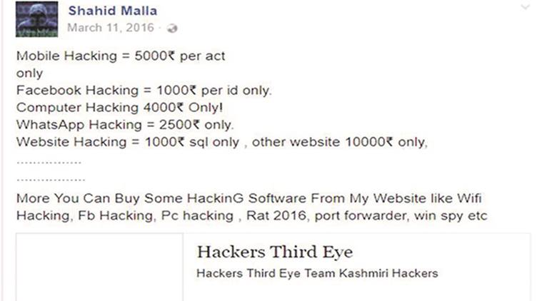 Kashmiri youths took money to hack sites, WhatsApp: Police | Delhi News ...