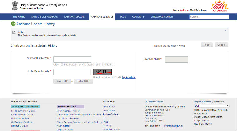 Aadhaar update history can now be downloaded online: Here’s how ...