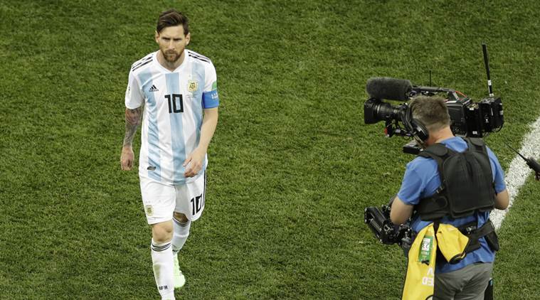 FIFA World Cup 2018: Stressed Lionel Messi enduring a World Cup of ...