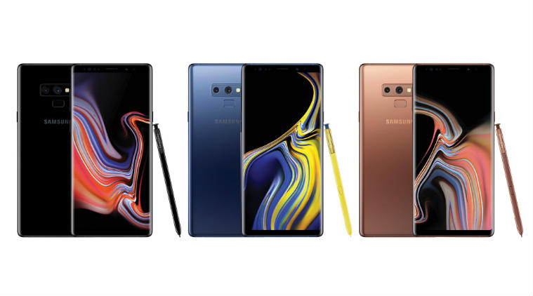 Samsung Galaxy Note 9 Black, Blue and Brown colour variants leaked in ...