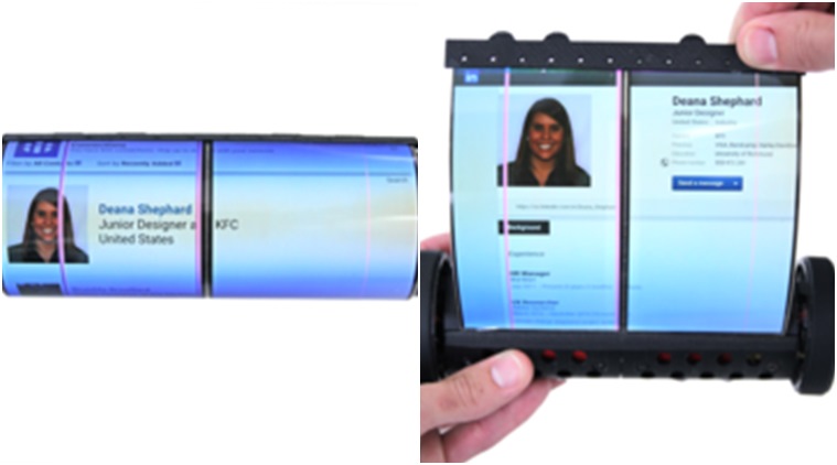 World’s first rollable touch-screen tablet inspired by ancient scrolls ...