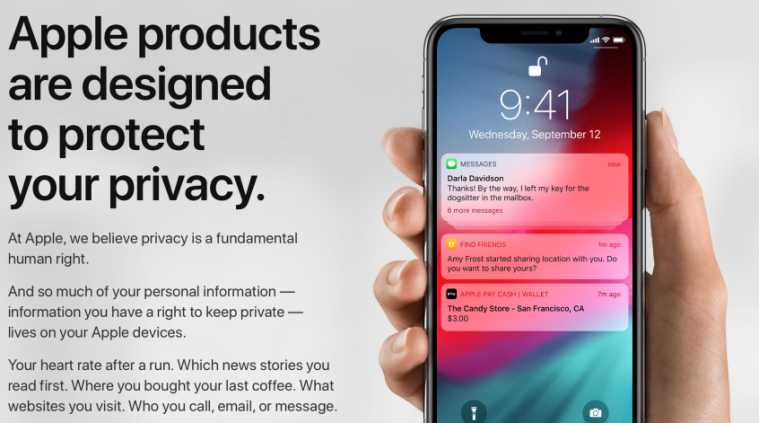 Apple launches privacy website