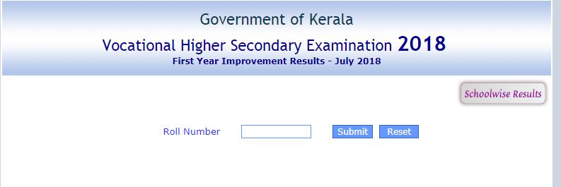 VHSE Kerala First Year (+1) improvement results declared at ...