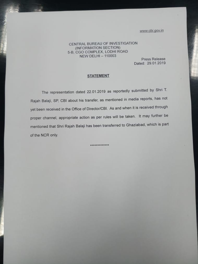 ‘Punished because complained about your misconduct’: Transferred CBI SP ...