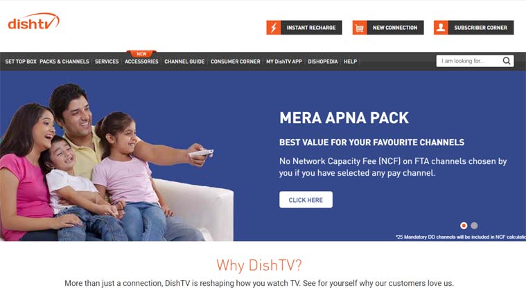 DishTV offers unlimited FTA channels in base pack at Rs 153, no extra ...