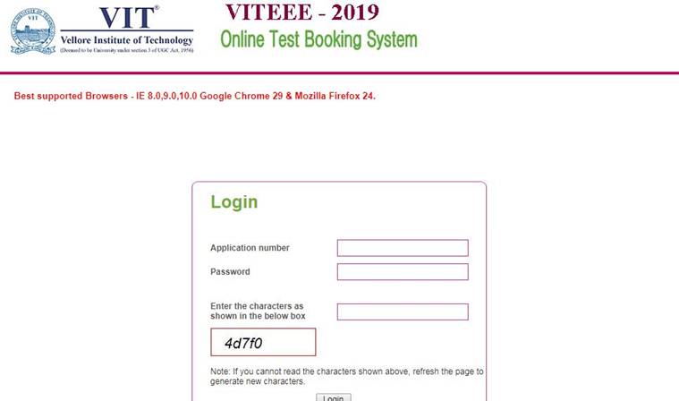 VITEEE slot booking 2019 begins at vit.ac.in, exam date rescheduled due ...