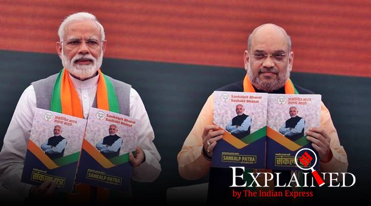 Explained: In BJP manifesto, a stress on nationalism, eye on 2022 and ...